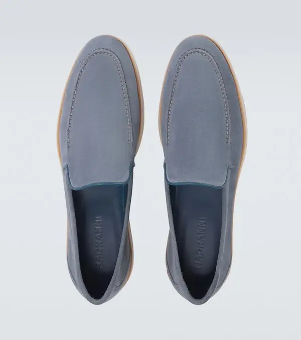 Magnanni Calpe Suede Loafers - Blue
