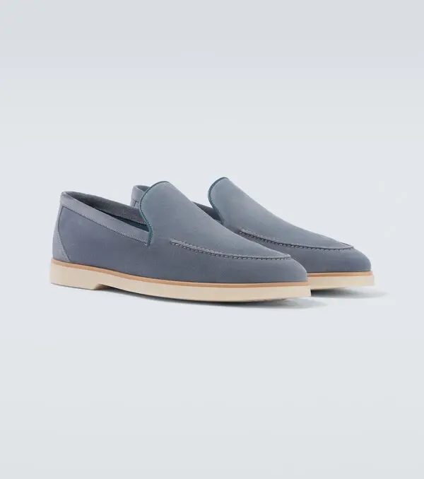 Magnanni Calpe Suede Loafers - Blue