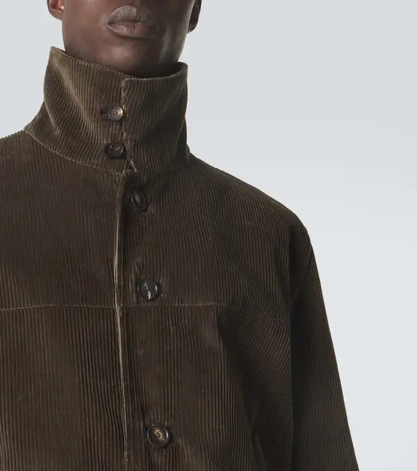 Loro Piana Merremma Cotton Corduroy Bomber Jacket