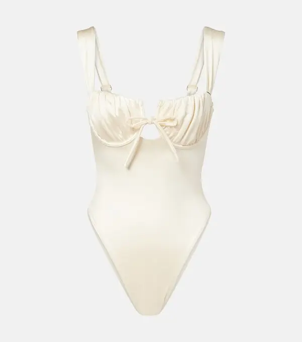MONTCE Petal Swimsuit - White