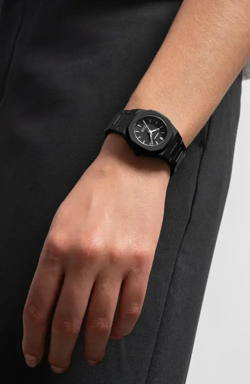 D1 MILANO Pulse Polycarbon Bracelet Watch - Black