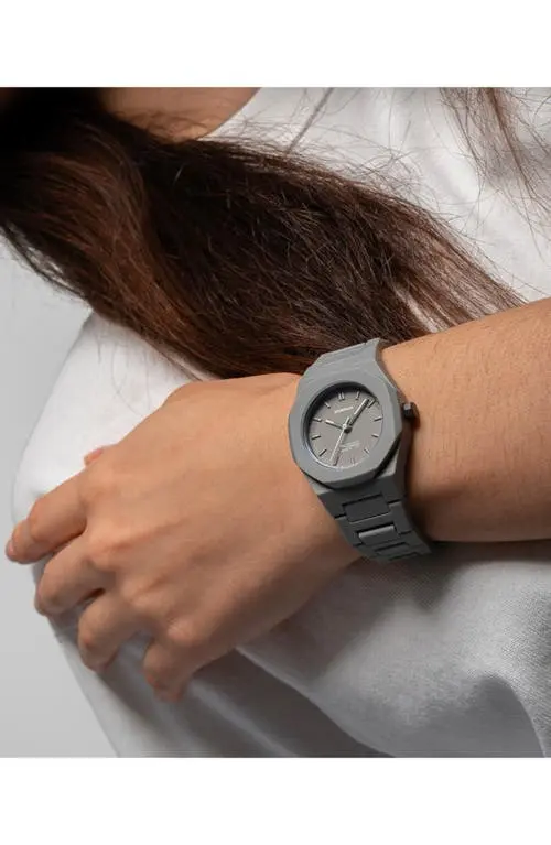 D1 MILANO Pulse Polycarbon Bracelet Watch - Grey
