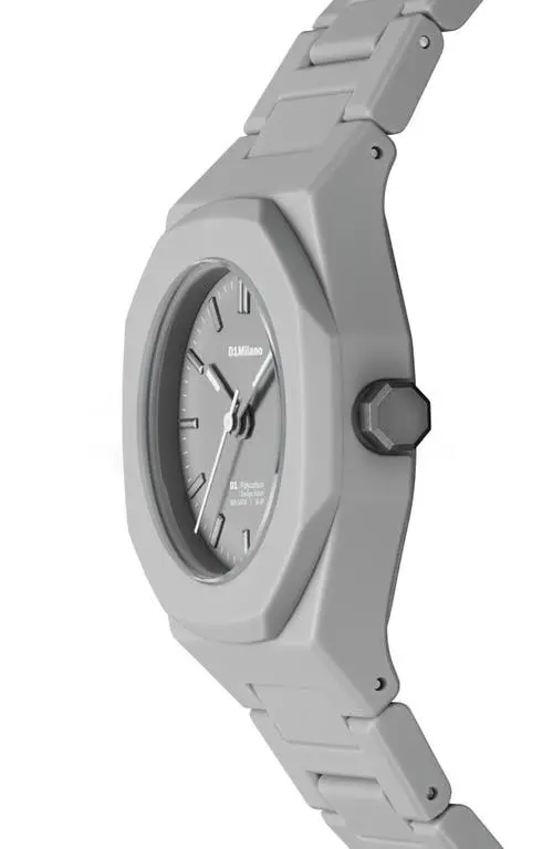 D1 MILANO Pulse Polycarbon Bracelet Watch - Grey
