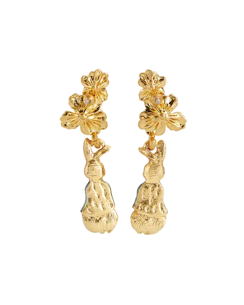 FABLE ENGLAND X Peter Rabbit Floral Drop Earrings