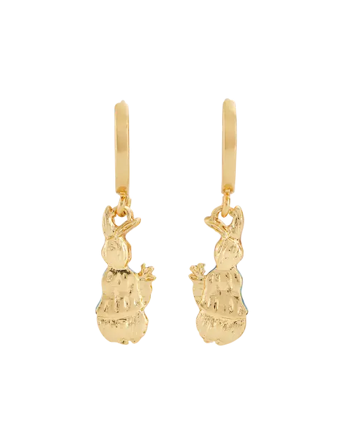 FABLE ENGLAND X Peter Rabbit Charm Huggie Earrings