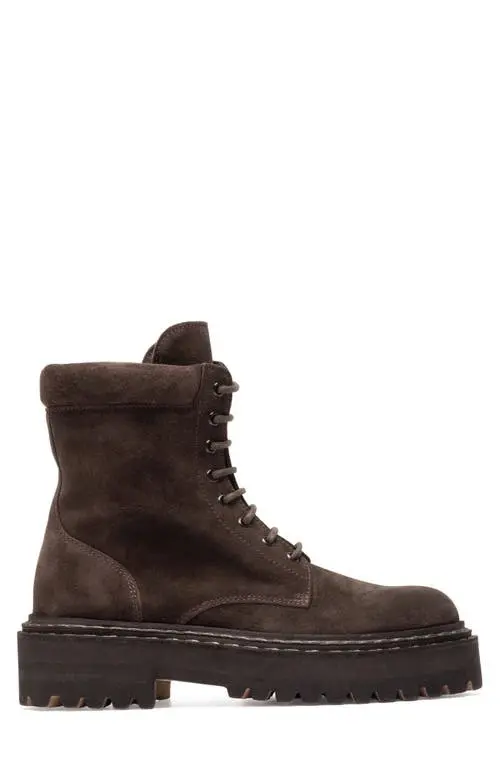 Officine Creative Blossom 006 Suede Bootie - Dark Brown