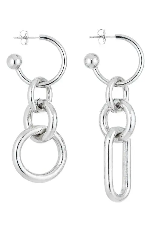 JUSTINE CLENQUET Troy Mismatched Drop Earrings