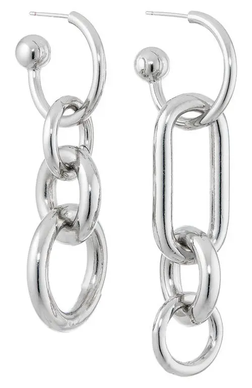 JUSTINE CLENQUET Troy Mismatched Drop Earrings