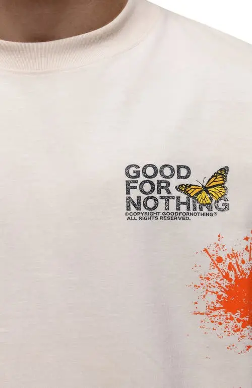 GOOD FOR NOTHING Pigment Paint T-shirt