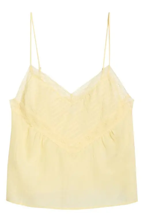 RE/DONE Sofia Lace-trimmed Camisole - Shortbread
