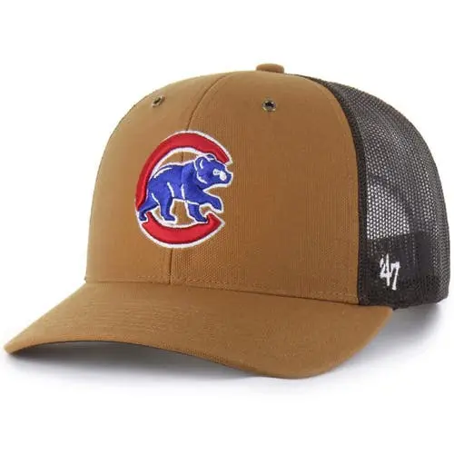 CARHARTT X 47 Carhartt X '47 Chicago Cubs Trucker Adjustable Hat - Brown