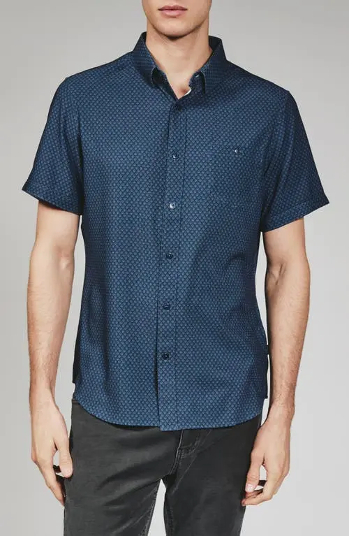 7 Diamonds Bosworth Short Sleeve Button-down Shirt