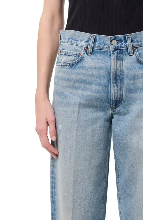 AGOLDE 80s High-waist Tapered Jeans - Orbital Medium Vin