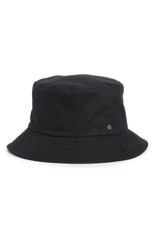 Vince Cotton Canvas Bucket Hat - Black