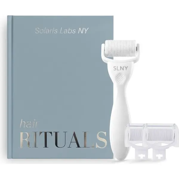 SOLARIS LABORATORIES NY Scalp Dermaroller For The Scalp Set $75 Value - Dusty Blue