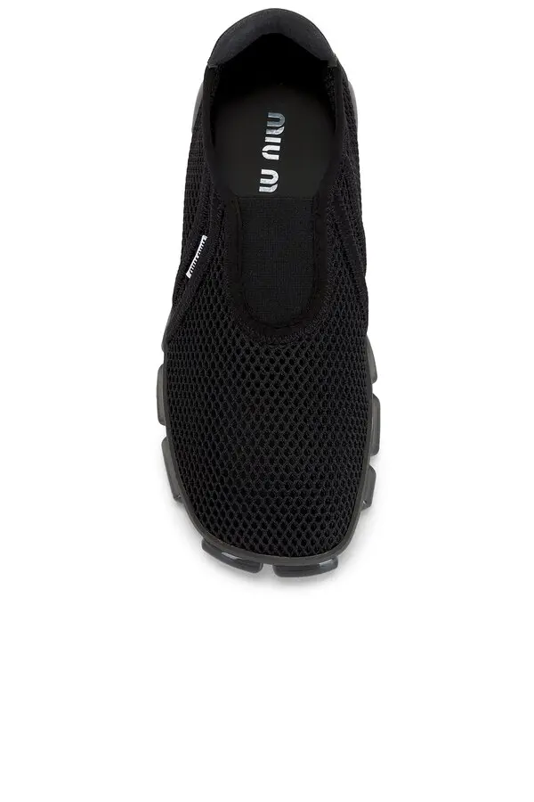 Miu Miu Rete Tech Sneaker - Nero