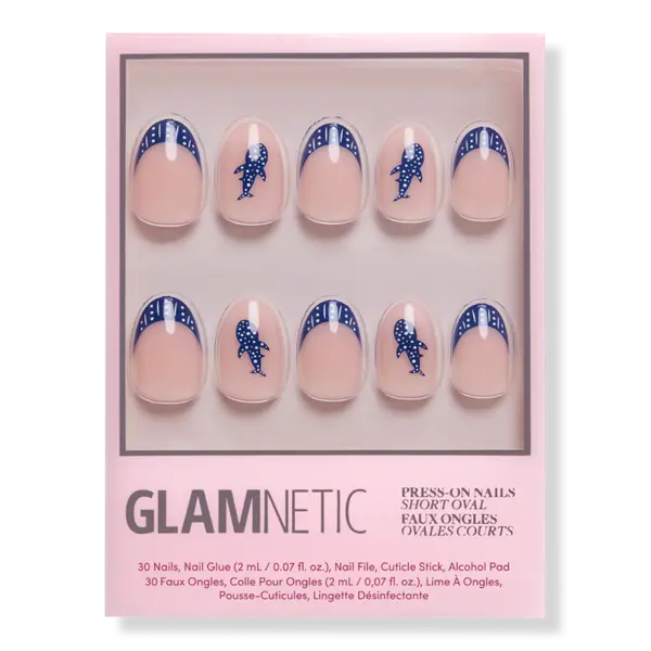 GLAMNETIC Whale Waves Press-on Nails - One-color