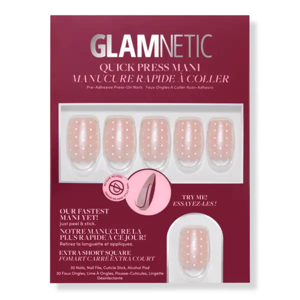GLAMNETIC Quick Press Mani - Dainty Dots