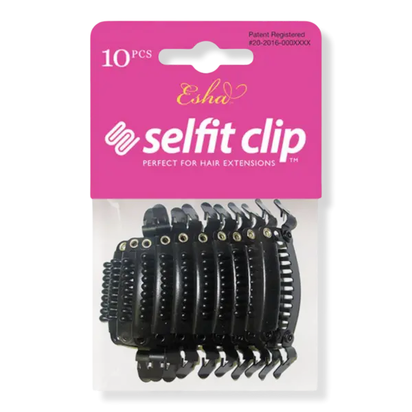 ESHA Selfit Hair Extension Clips - Black