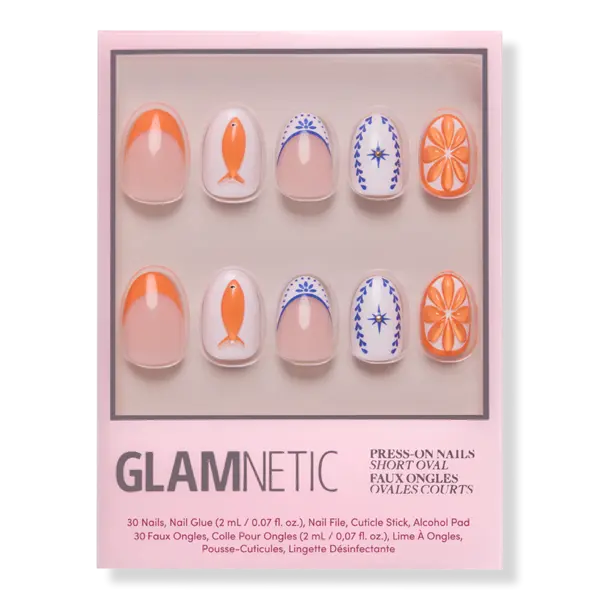 GLAMNETIC Citrus Coast Press-on Nails - One-color