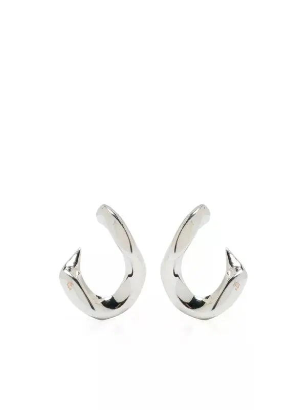 Annelise Michelson Déchainée Hoop Earrings - Silver