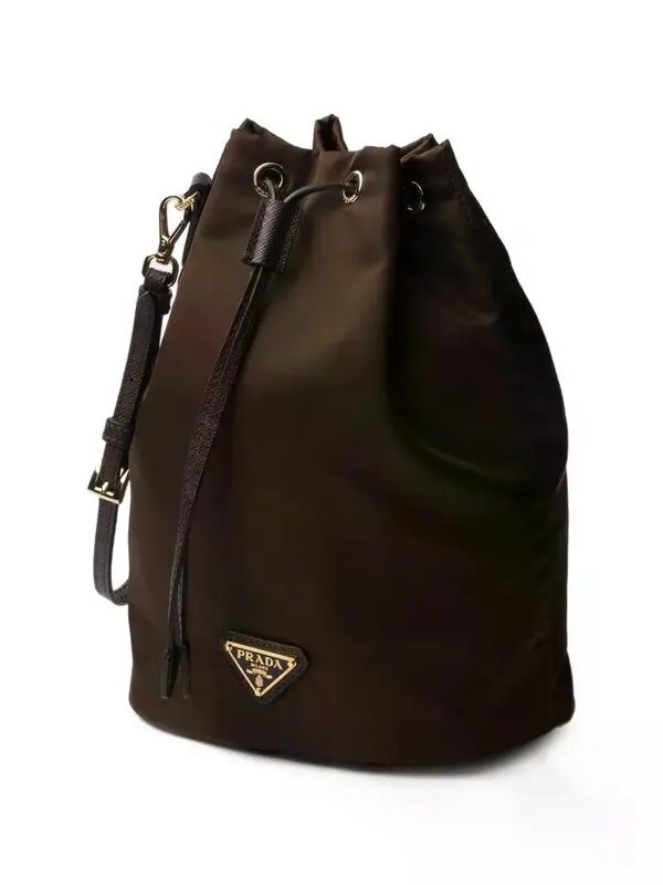 Prada Re-nylon Pouch - Brown