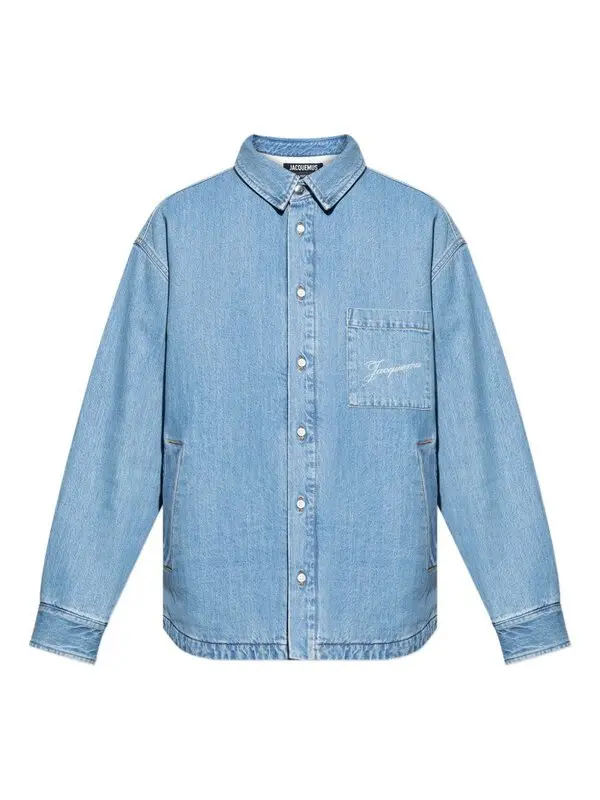 Jacquemus La Chemise Boulanger Denim Shirt - Blue