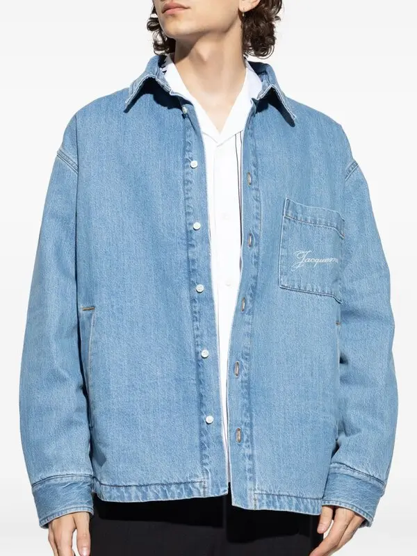 Jacquemus La Chemise Boulanger Denim Shirt - Blue