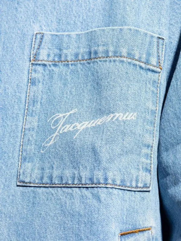 Jacquemus La Chemise Boulanger Denim Shirt - Blue
