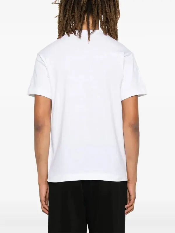 Play Comme Des Garcon T-shirt With Logo Print - White