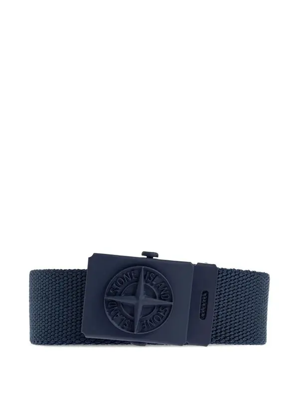 Stone Island Canvas Belt - Blue