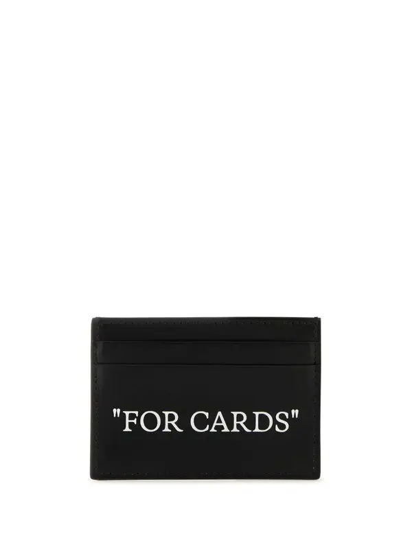 Off-White Quote' Card Case - Black