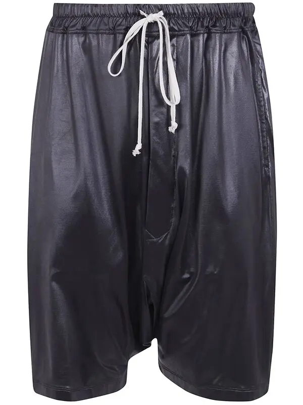 Rick Owens Drawstring Pods Shorts - Black