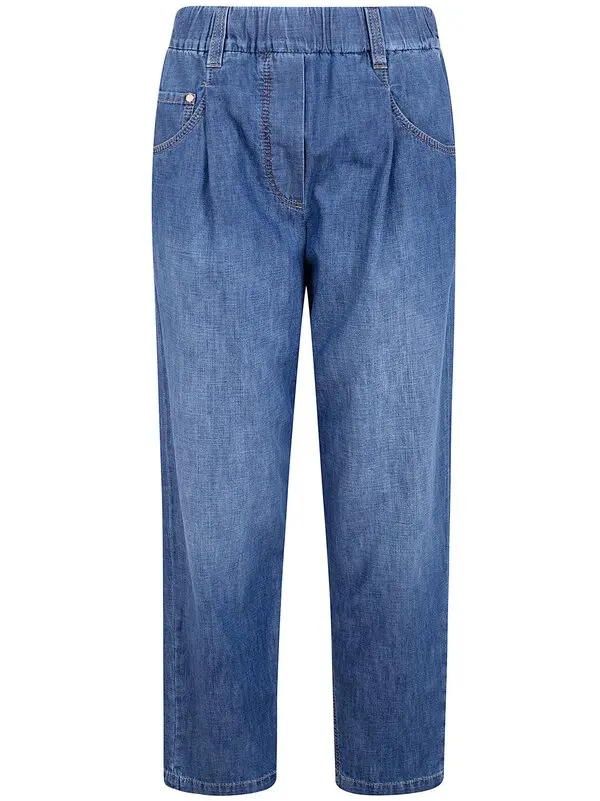 Brunello Cucinelli Straight Denim Pants - Blue