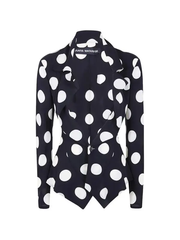 JUNYA WATANABE COMME DES GARCONS Cropped Blazer Jacket - Black