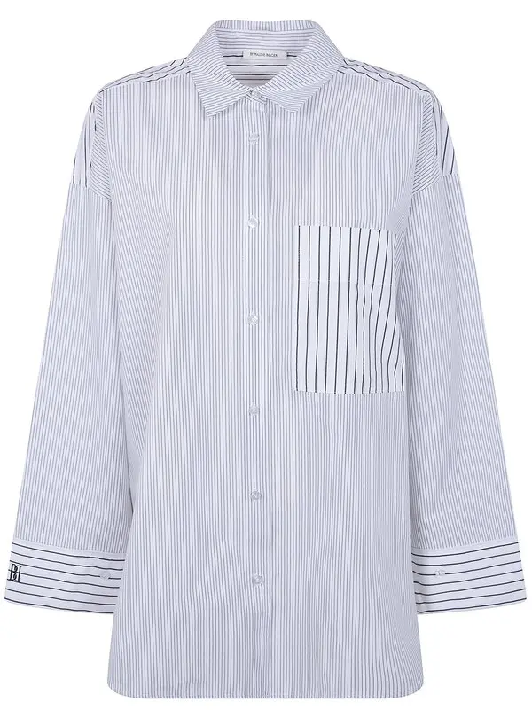 BY MALENE BIRGER Striped Button-up Shirt