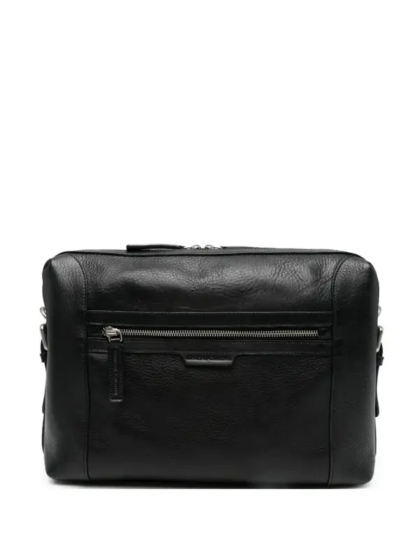 Officine Creative Jules 009 Leather Briefcase - Black