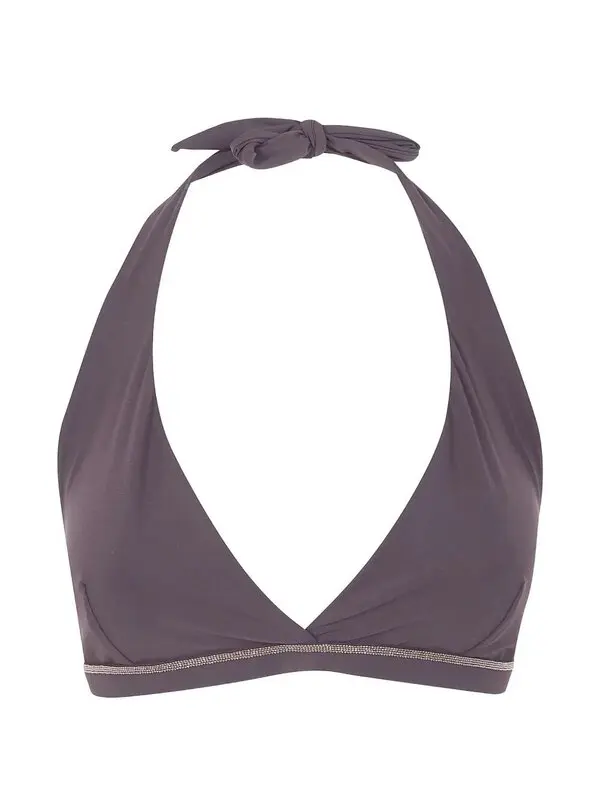 Brunello Cucinelli Swimsuit Top - Brown