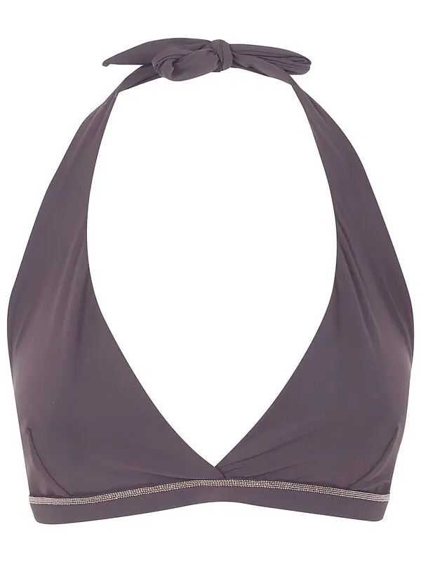 Brunello Cucinelli Swimsuit Top - Brown
