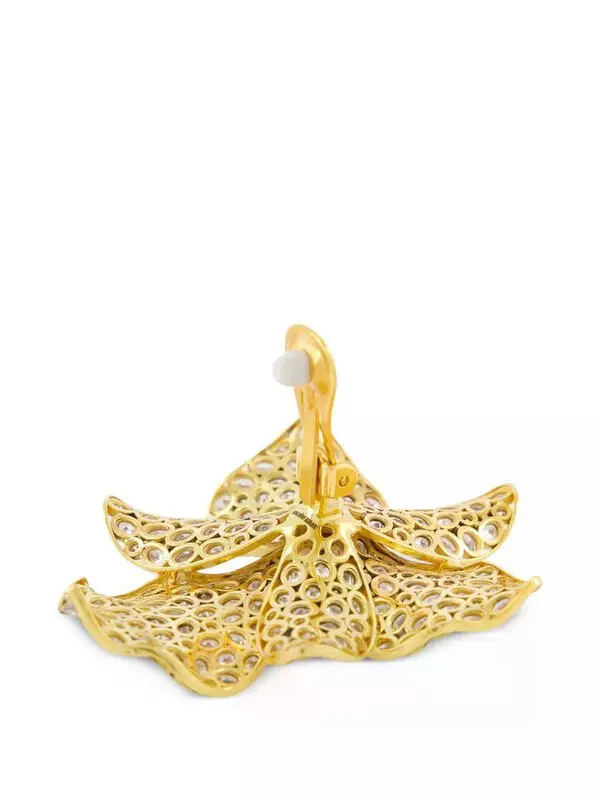 Begum Khan Singapore Orchids Earrings