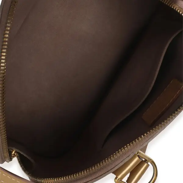 LOUIS VUITTON Alma Bb Monogram Vernis - Gold