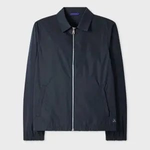 Paul Smith Cotton-blend Zip Jacket - Blue