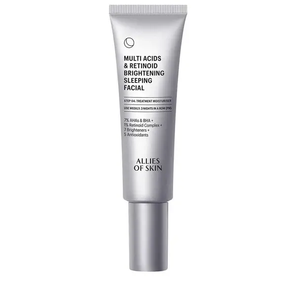 ALLIES OF SKIN Multi Acids & Retinoid Brightening Sleeping Facial - One-color
