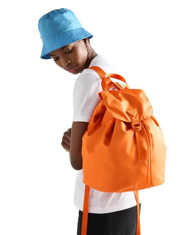 Prada Re-nylon Backpack - Orange