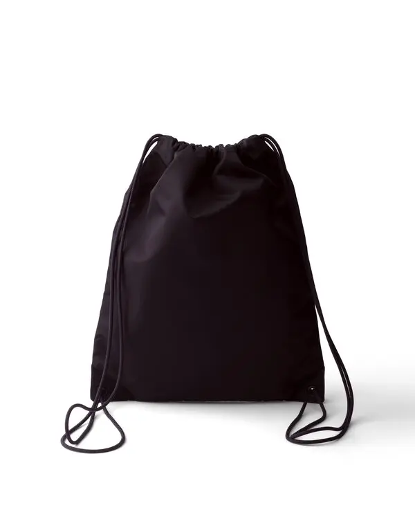 Prada Re-nylon Drawstring Backpack - Black