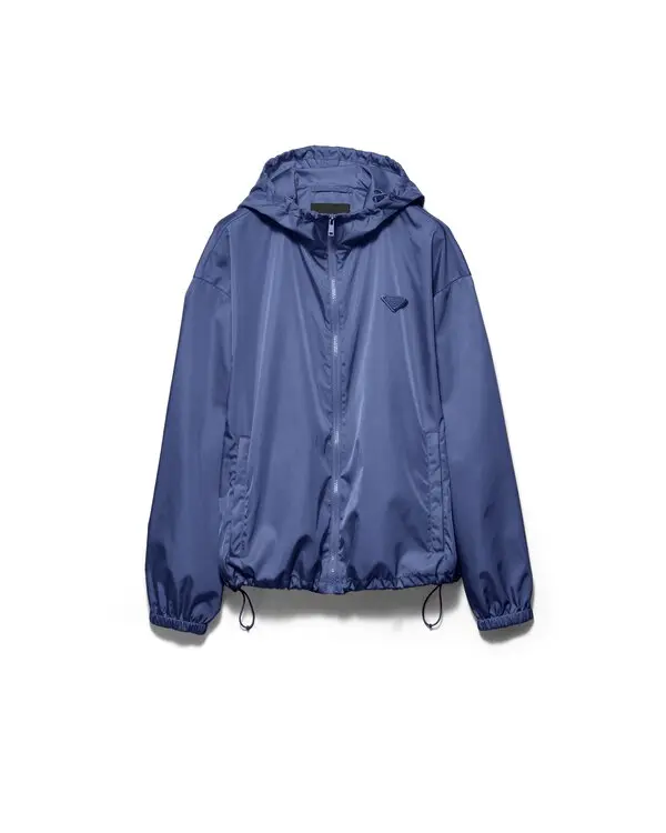 Prada Re-nylon Rain Jacket - Blue