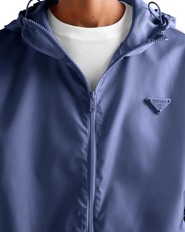 Prada Re-nylon Rain Jacket - Blue