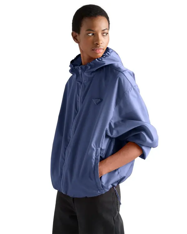 Prada Re-nylon Rain Jacket - Blue