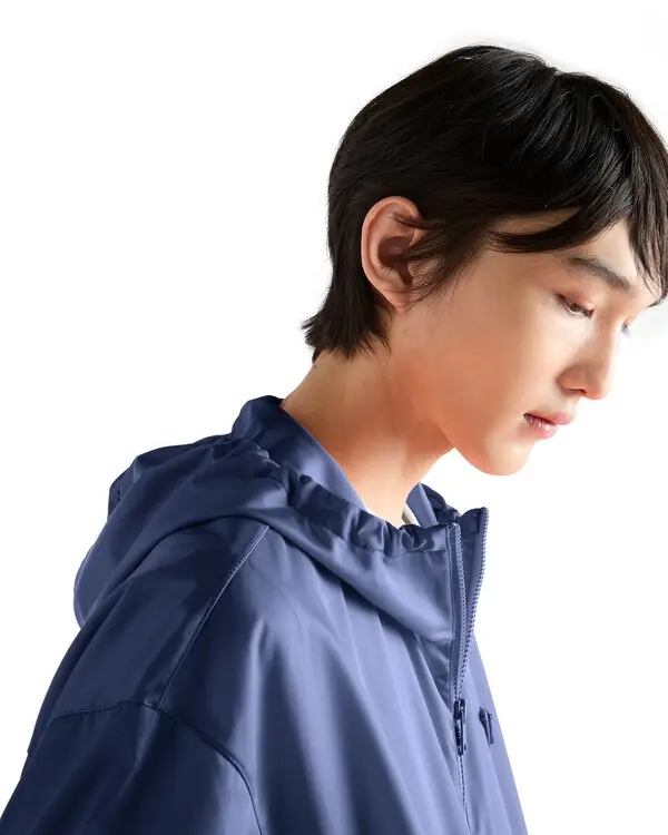 Prada Re-nylon Rain Jacket - Blue