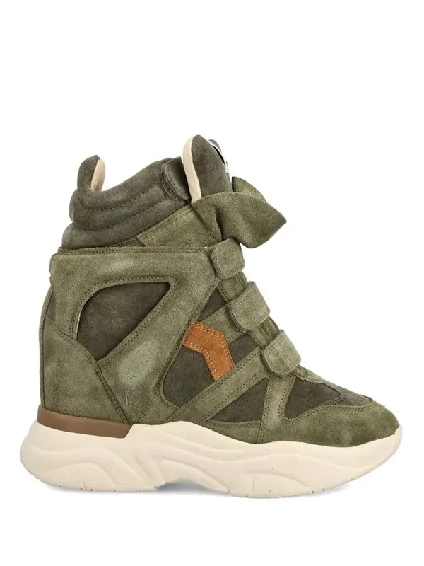 Isabel Marant Balskee High-top Wedge Sneakers - Green